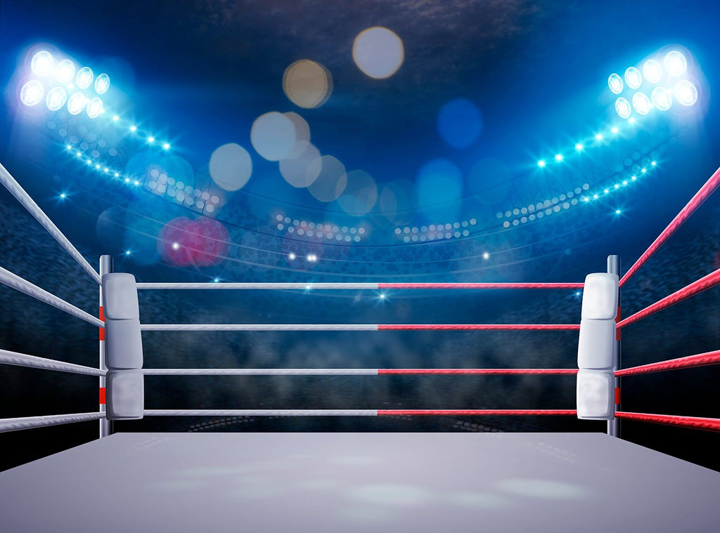 Brawler Background on a Sports Field in the Spotlight Exciting Backdro ...