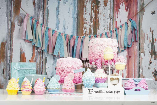 Kid Backdrops Candy & Food Backdrops Birthday Background CM-D-2409-E ...