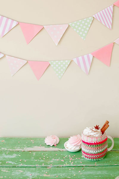Food and Coloured Flags Background Children Photography Backdrops IBD ...