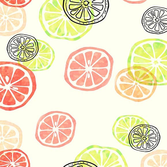 Patterned Backdrops Cartoon Lemon Background G-037 – iBACKDROP
