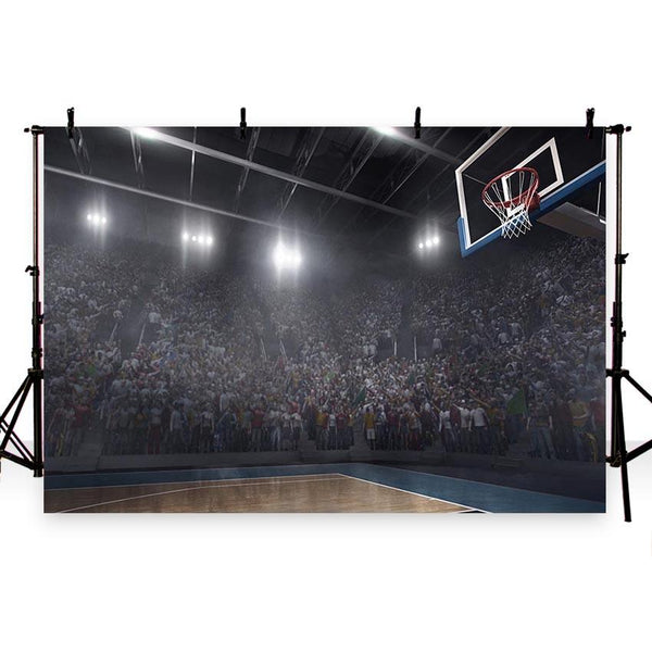 Basketball Backdrops Sport Backdrops Custom Background Basket Rack G-2 ...