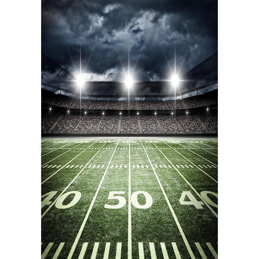 Football Background Green Backdrops G-305 – iBACKDROP