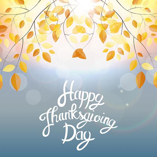 Golden Leaves Celebration Thanksgiving Day Theme Background IBD-19674 ...