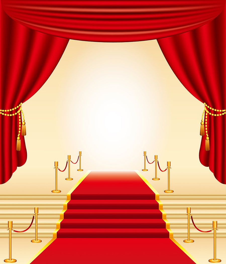 Backdrop by Theme Red Carpet Background For Photography Stage Backdrops ...