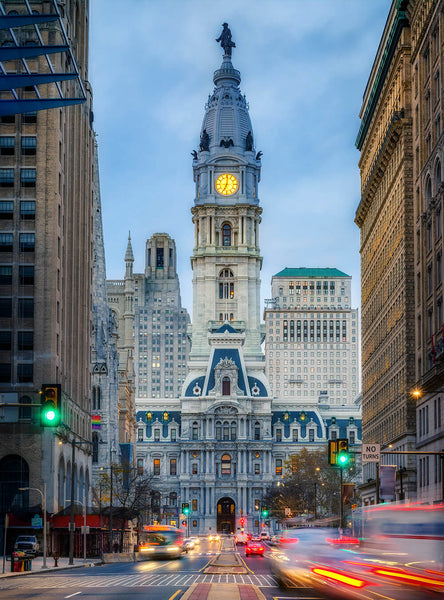 Philadelphia City Hall Photography Background IBD-24266 – iBACKDROP